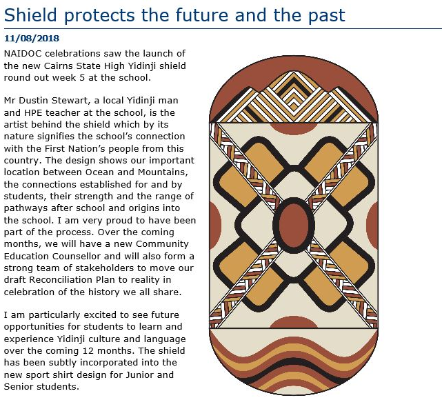 The School Shield. Protecting our future and our past
